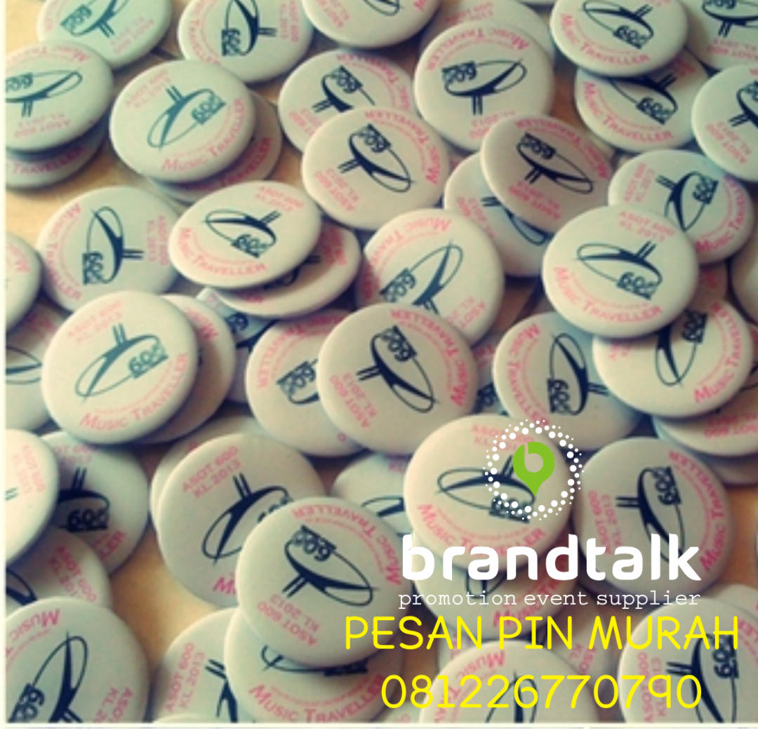 Pusat Pembuatan Pin Souvenir di Semarang - Brandtalk Advertising